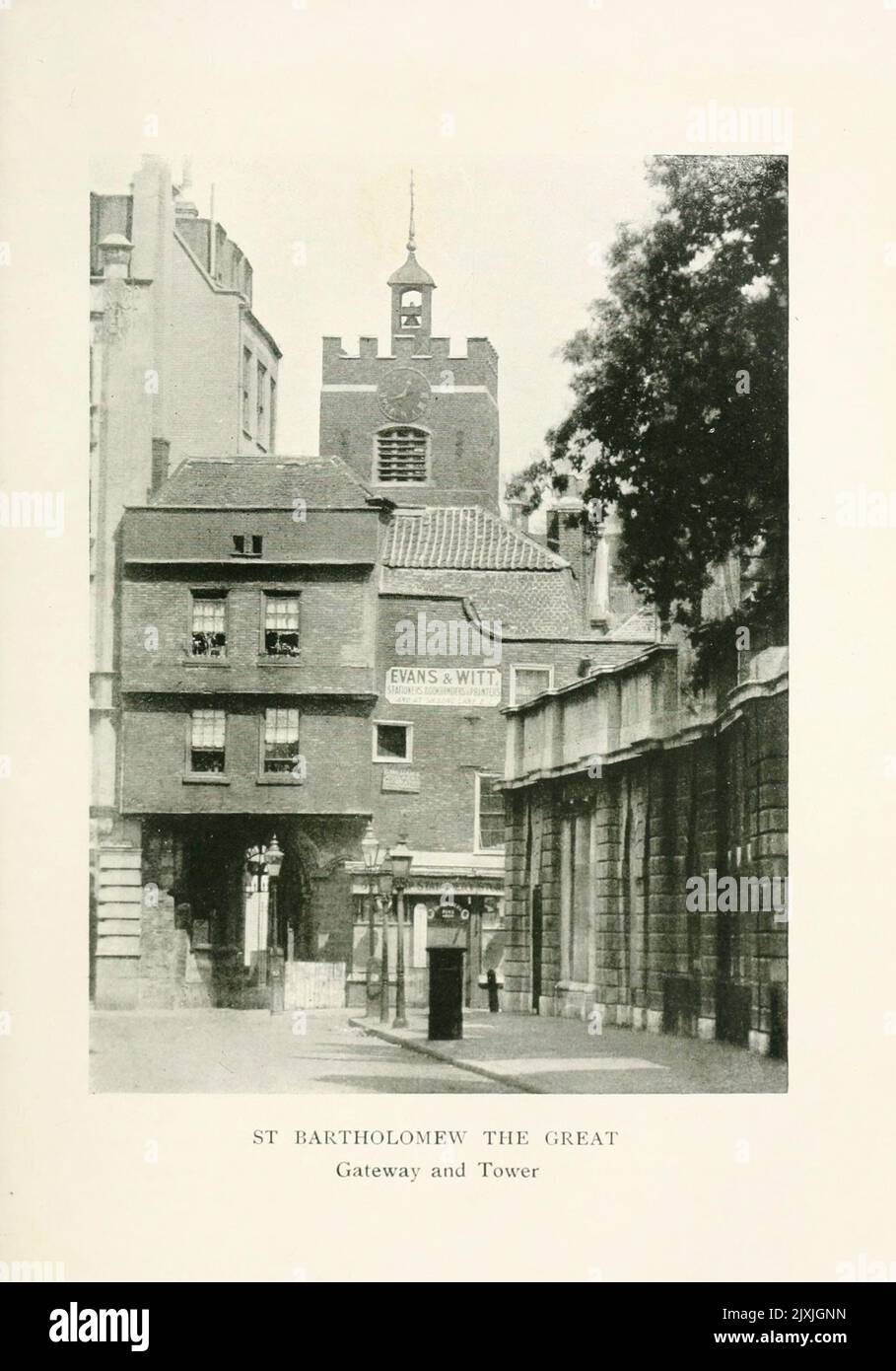 St Bartholomew the Great — Gateway and Tower from the book ' An ...