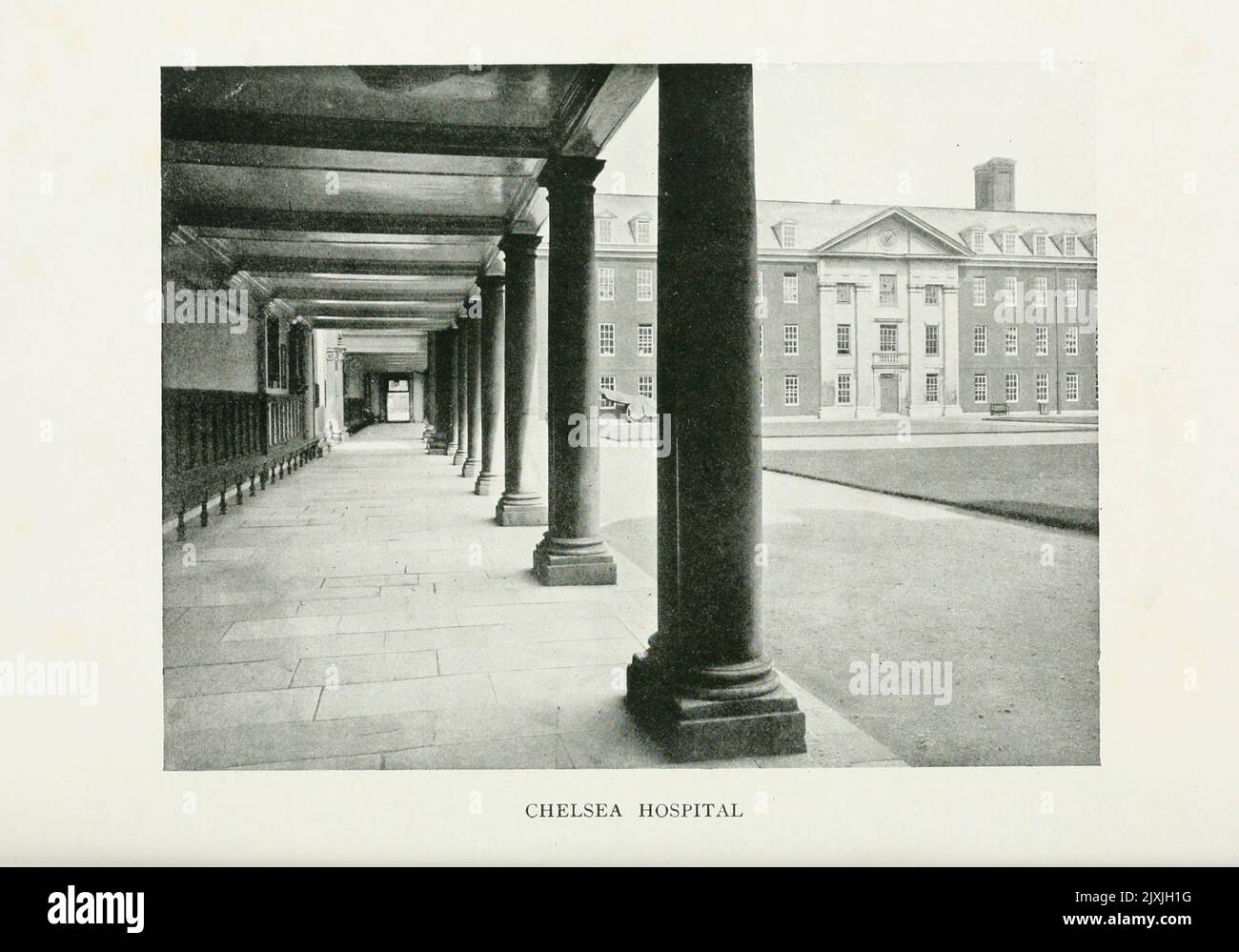 Chelsea Hospital from the book ' An historical guide to London ' by ...