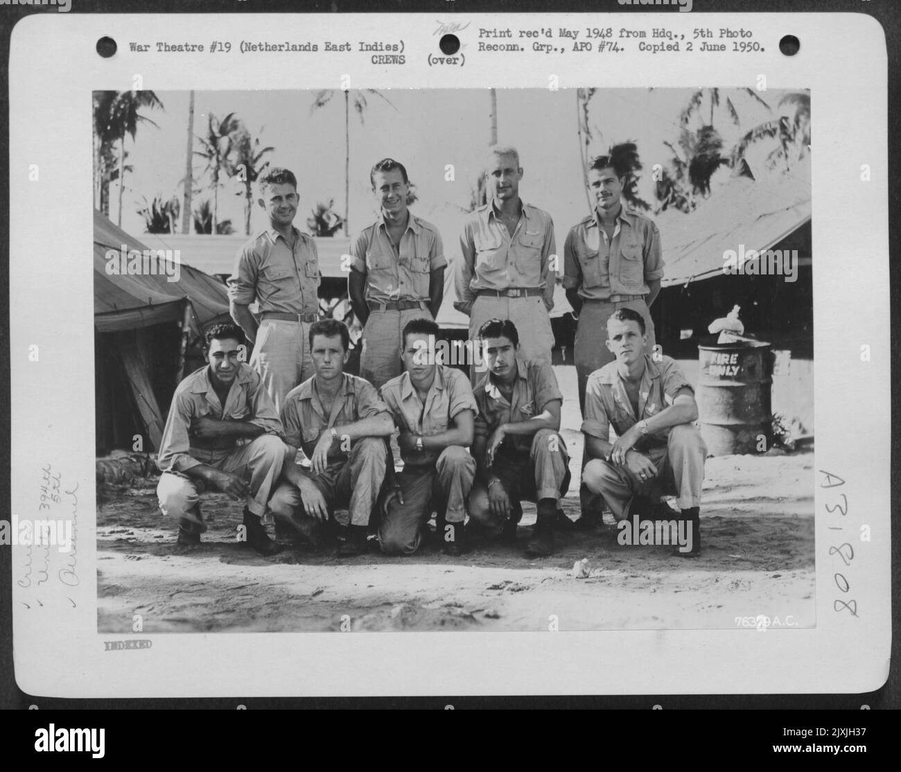 Lt. Schultz And Crew Of The 394Th Bomb Squadron, 5Th Bomb Group 'Bomber ...