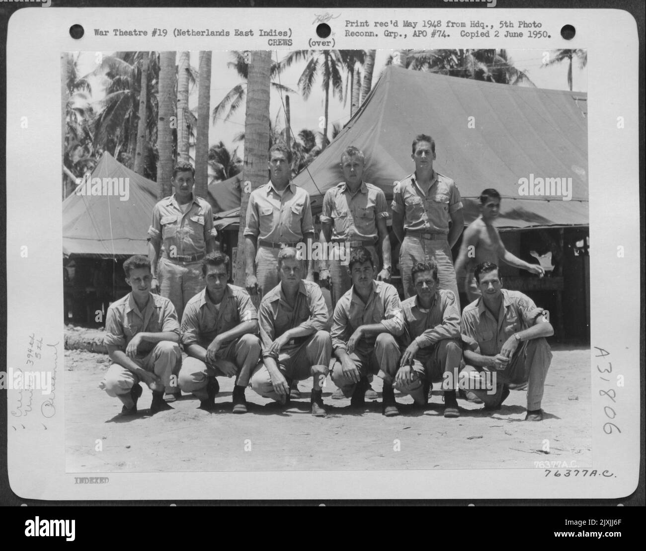 Lt. Hanson and crew of the 394th Bomb Squadron, 5th Bomb Group "Bomber ...