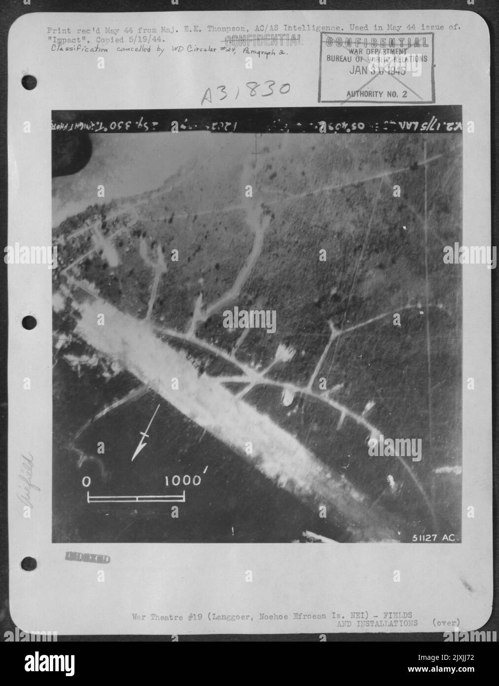 Dispersal Area Development at one of five airfields at Langgoer, Noehoe ...