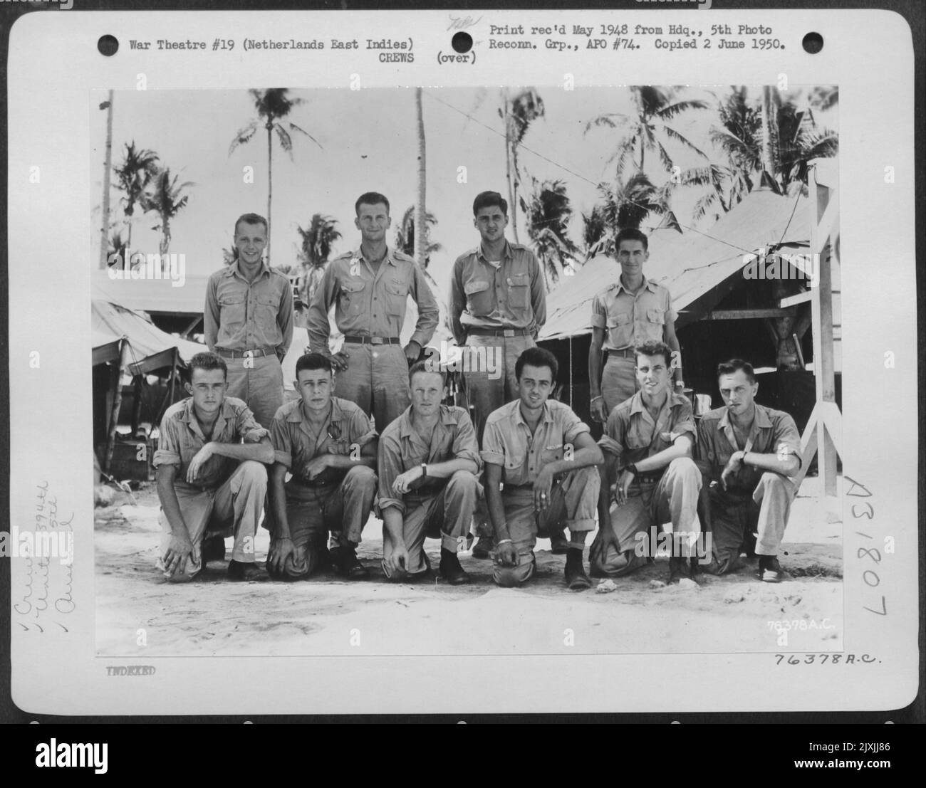 Lt. Barnes and crew of the 394th Bomb Squadron, 5th Bomb Group "Bomber ...