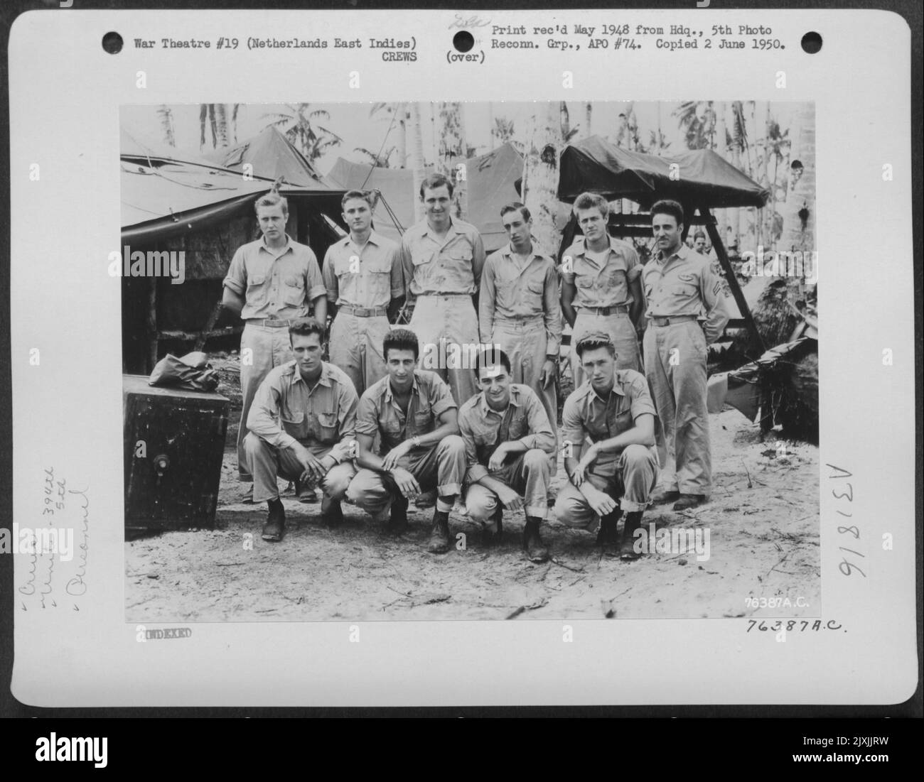 Lt. Heinz and crew of the 394th Bomb Squadron, 5th Bomb Group "Bomber ...
