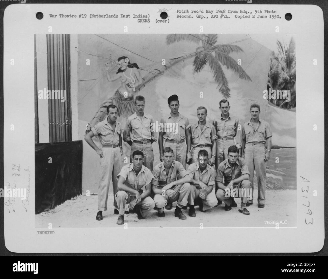 Capt. Rice and crew of the 394th Bomb Squadron, 5th Bomb Group "Bomber ...