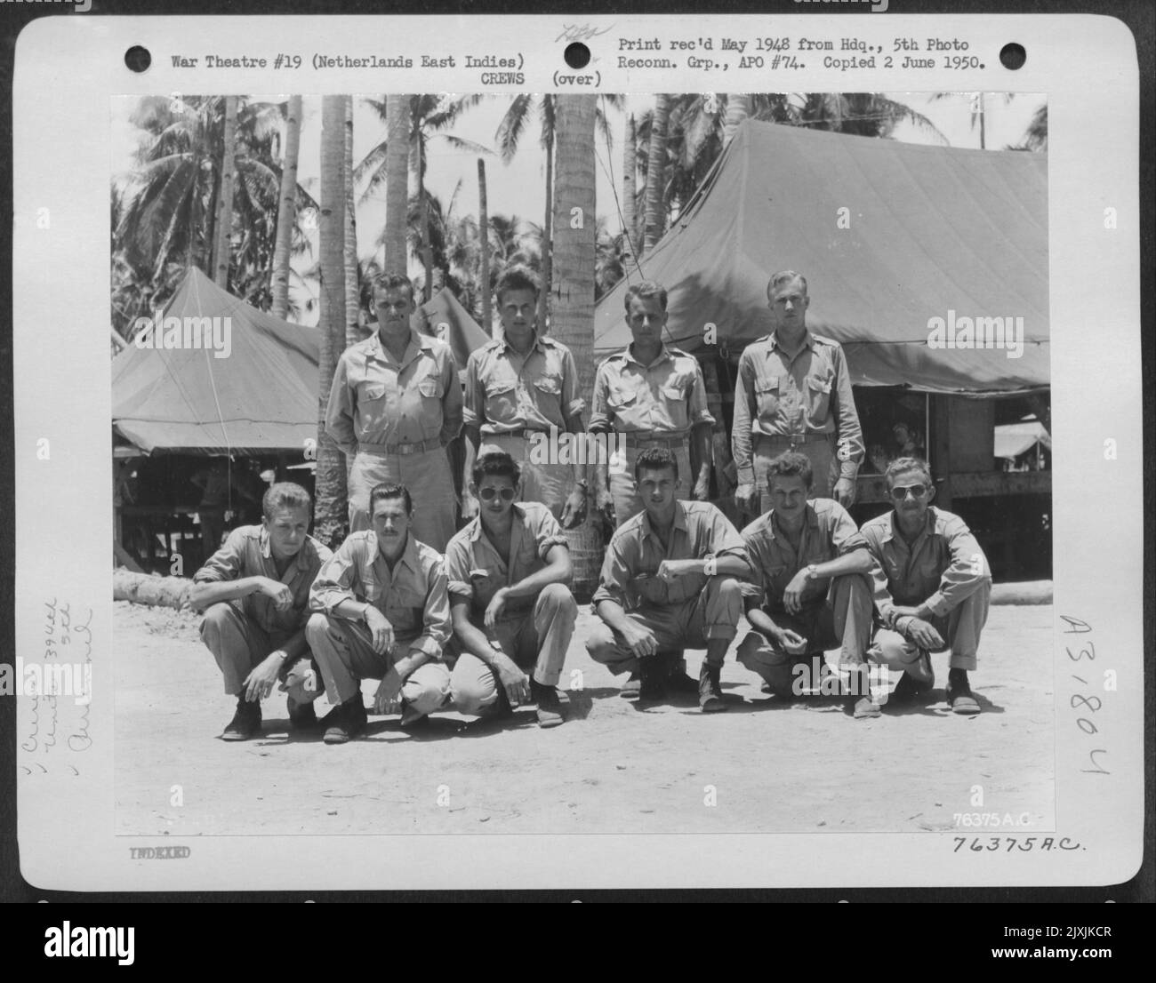 Lt. Isbell and crew of the 394th Bomb Squadron, 5th Bomb Group "Bomber ...
