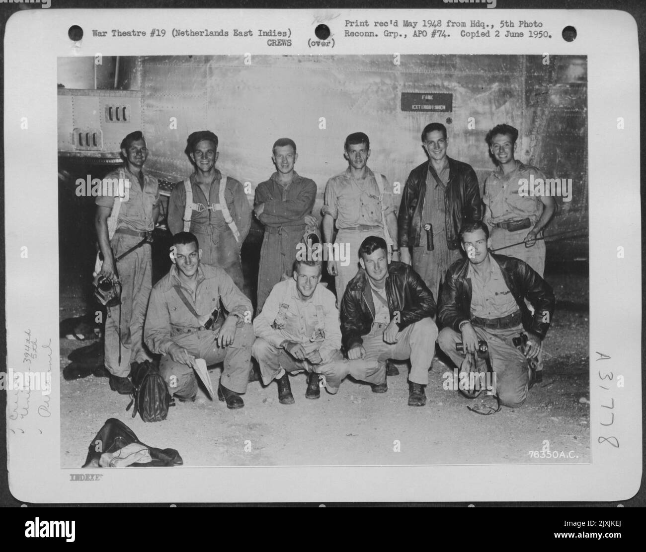 Lt. Clark and crew of the 394th Bomb Squadron, 5th Bomb Group "Bomber ...