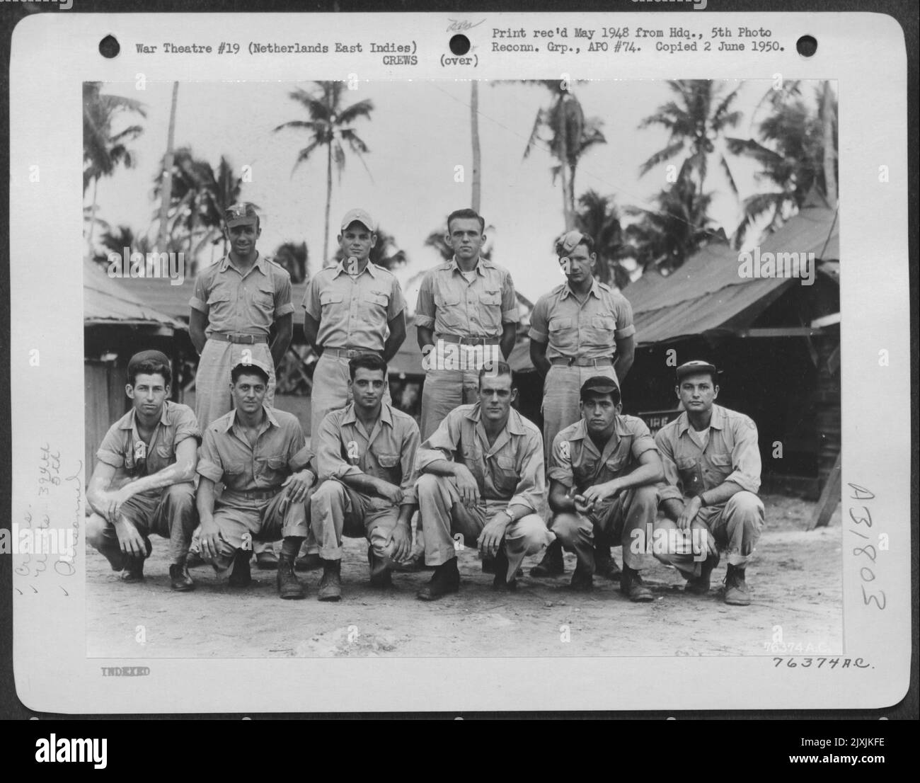 Lt. Harper and crew of the 394th Bomb Squadron, 5th Bomb Group "Bomber ...