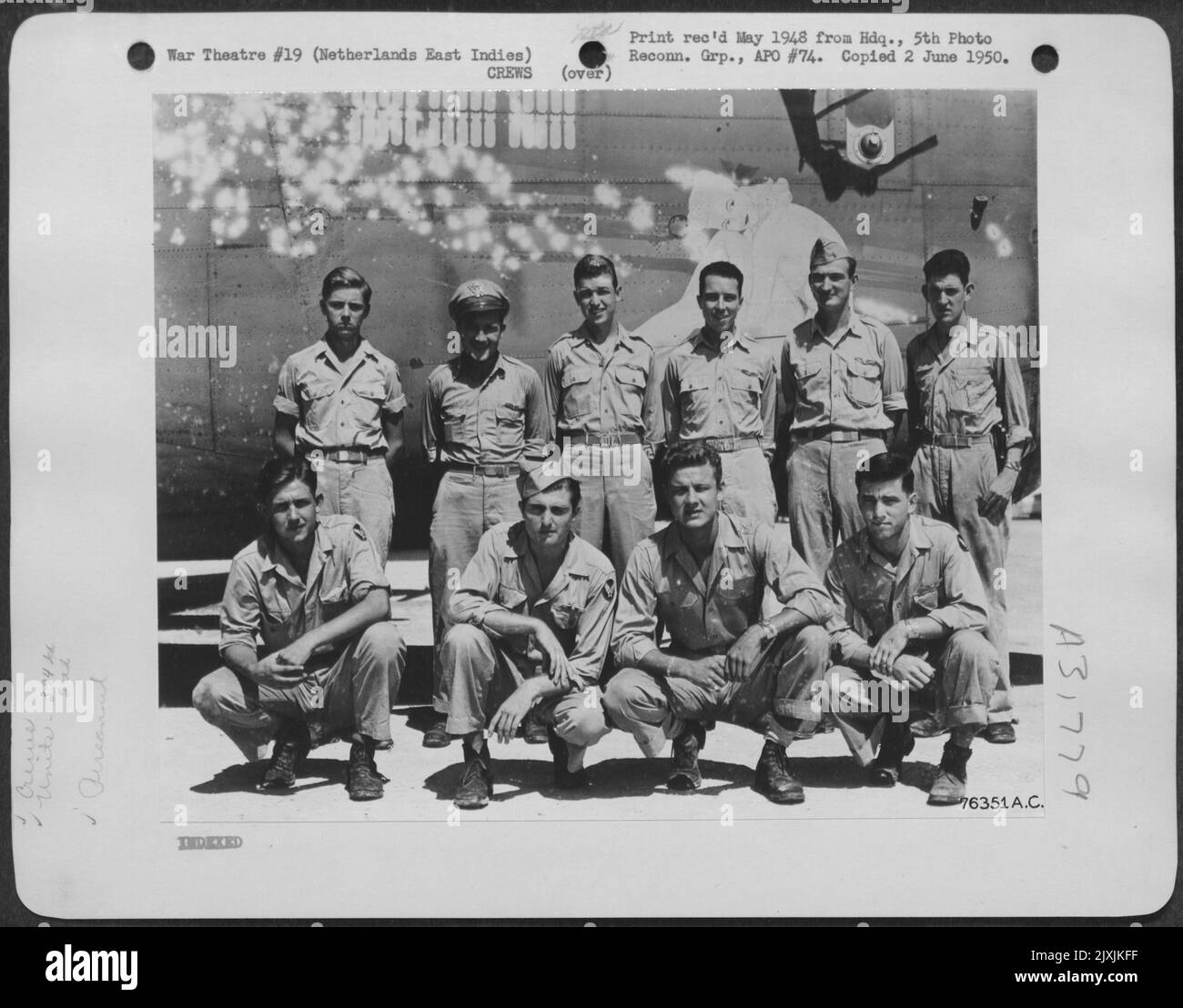 Lt. blase and crew of the 394th Bomb Squadron, 5th Bomb Group "Bomber ...