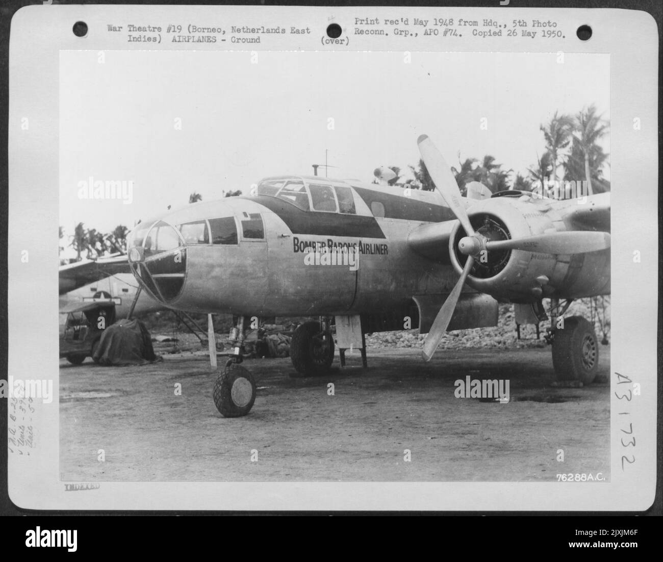 North American B-25 of the 394th Bomb Squadron, 5th Bomb Group "Bomber ...