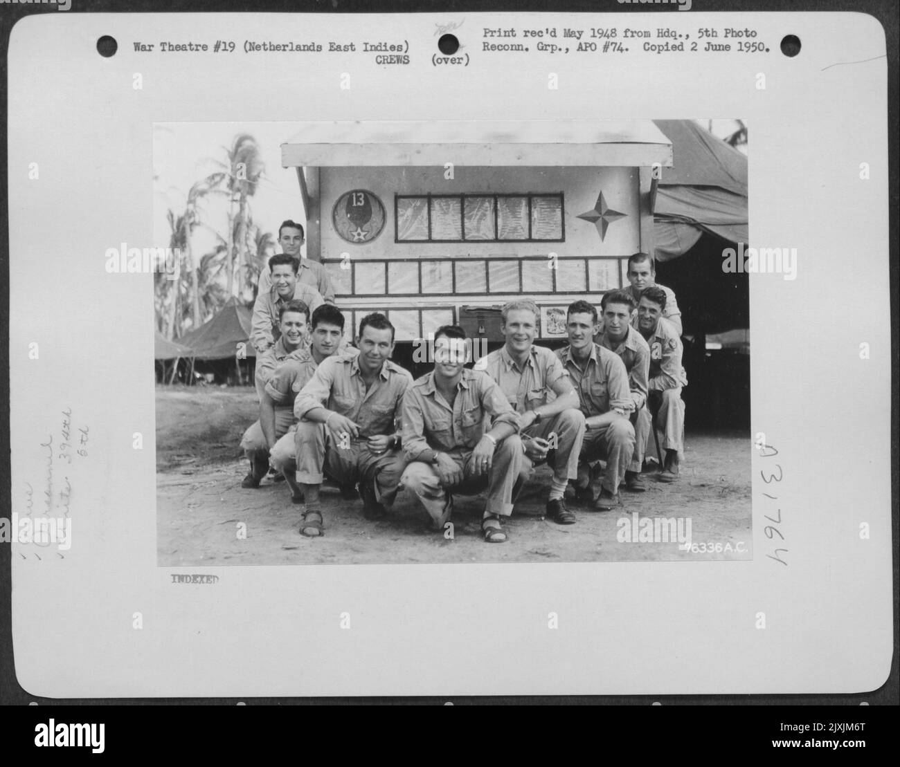 Lt. Asam and crew of the 394th Bomb Squadron, 5th Bomb Group "Bomber ...
