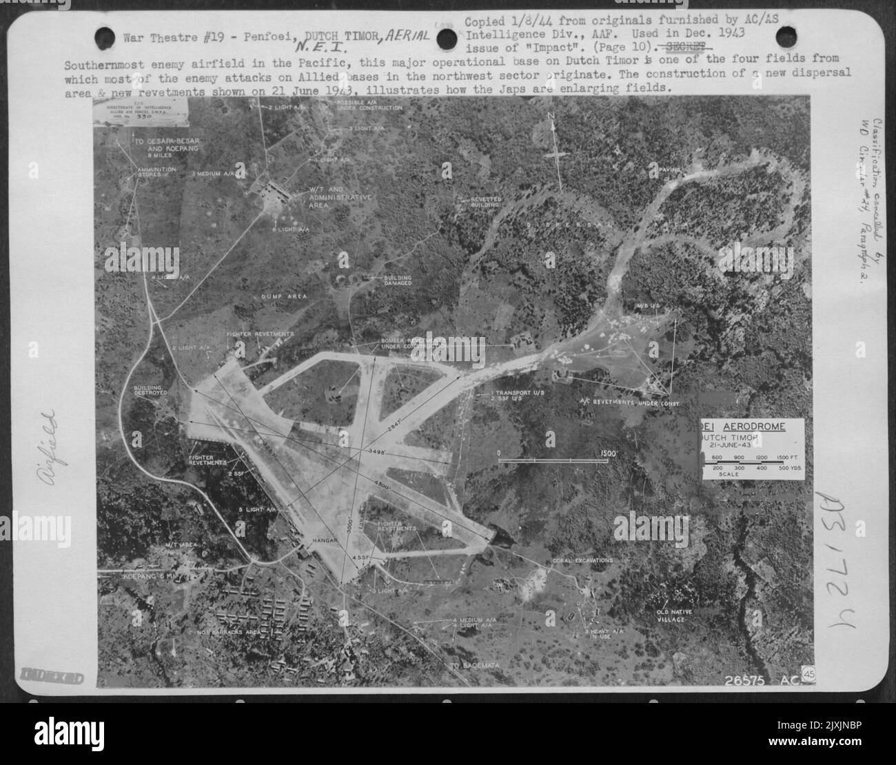 Southernmost enemy airfield in the Pacific, this major operational base ...