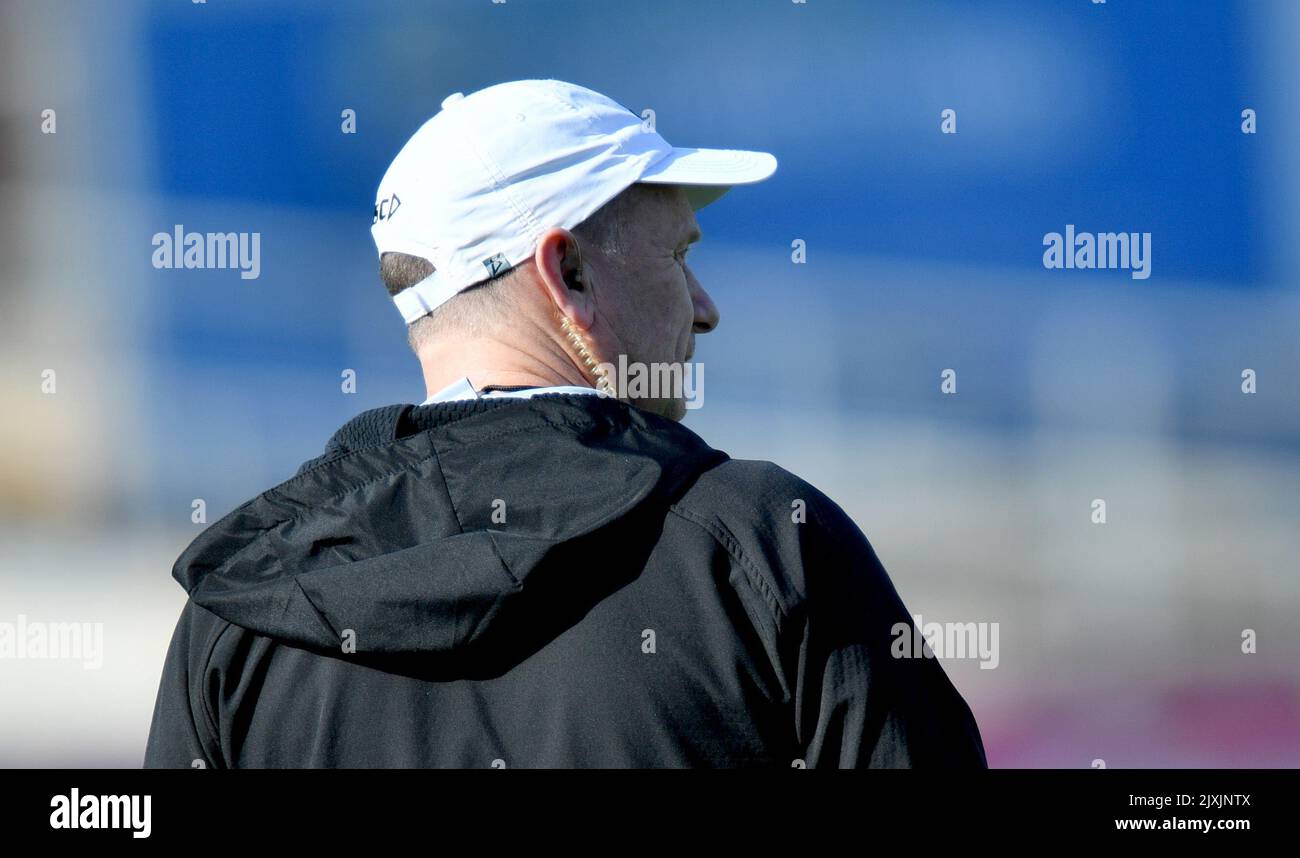 Power Head Coach Ken Hinkley is seen during a Port Adelaide Port Power ...
