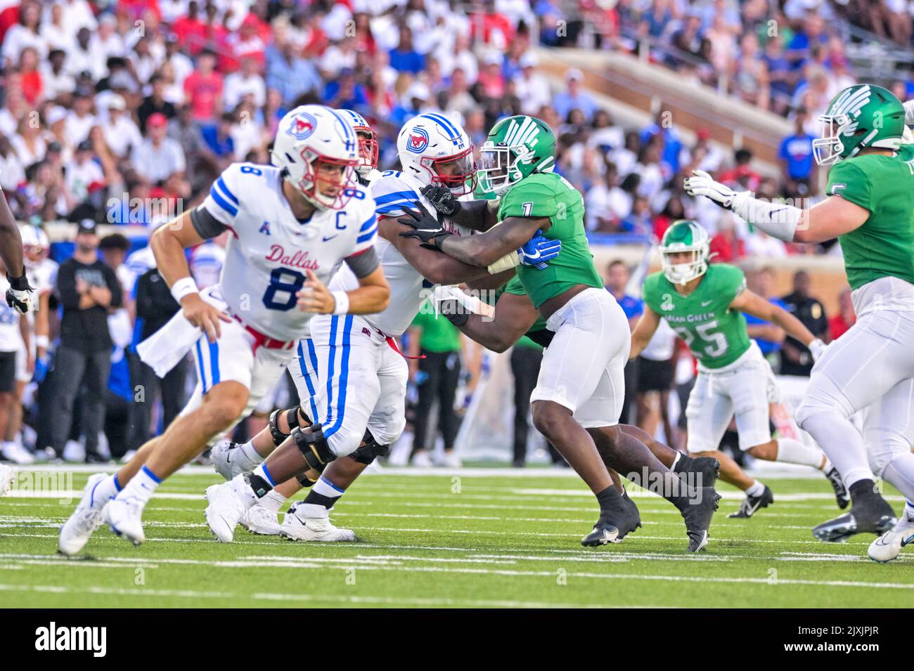 DENTON, TX - September 3rd: .North Texas Mean Green linebacker KD Davis ...