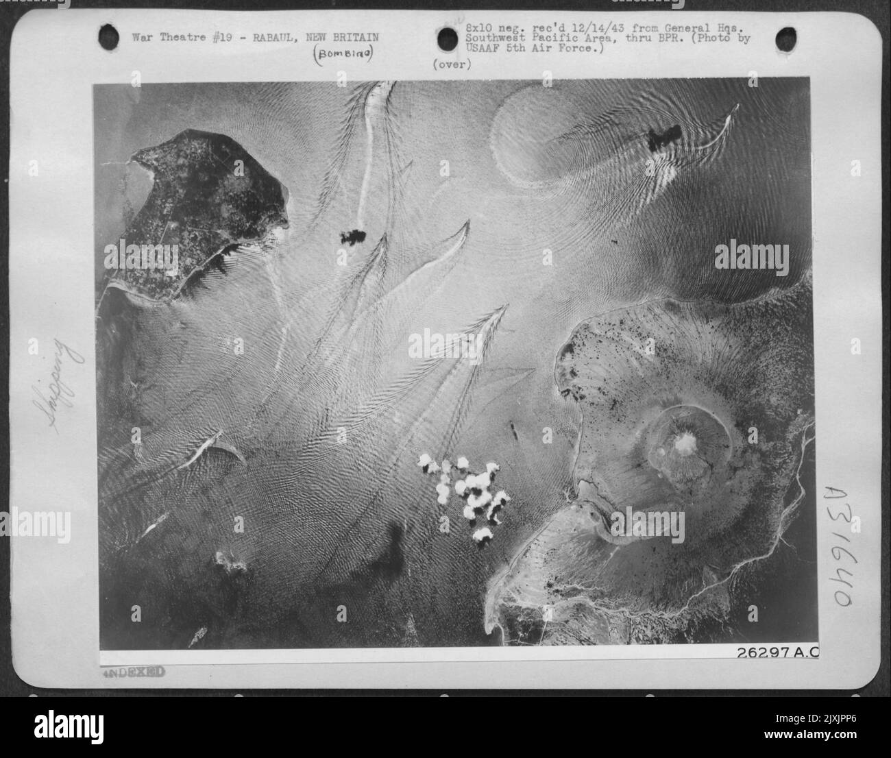 As bombs burst across Japanese ships anchored off Vulcan Volcano, other ...