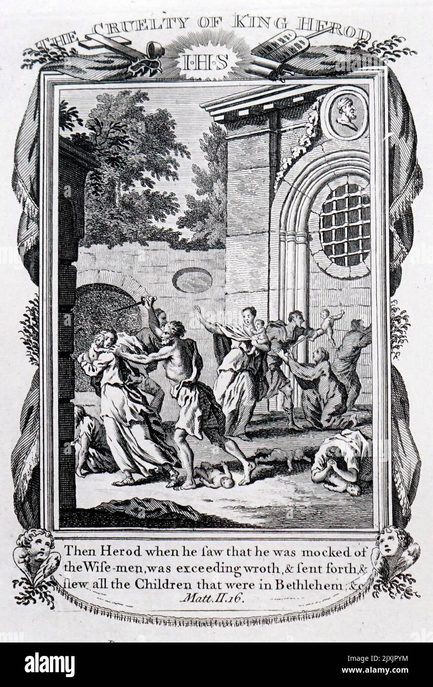 Illustration depicting the Massacre of the Innocents from The New ...