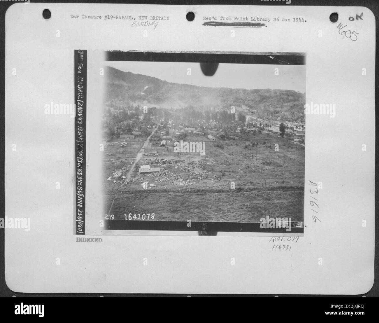 RABAUL, NEW BRITAIN BOMBING Stock Photo - Alamy
