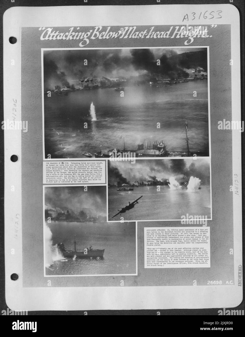 THE NEARNESS OF THE FOE: "Attacking below mast-head height, we loosed ...