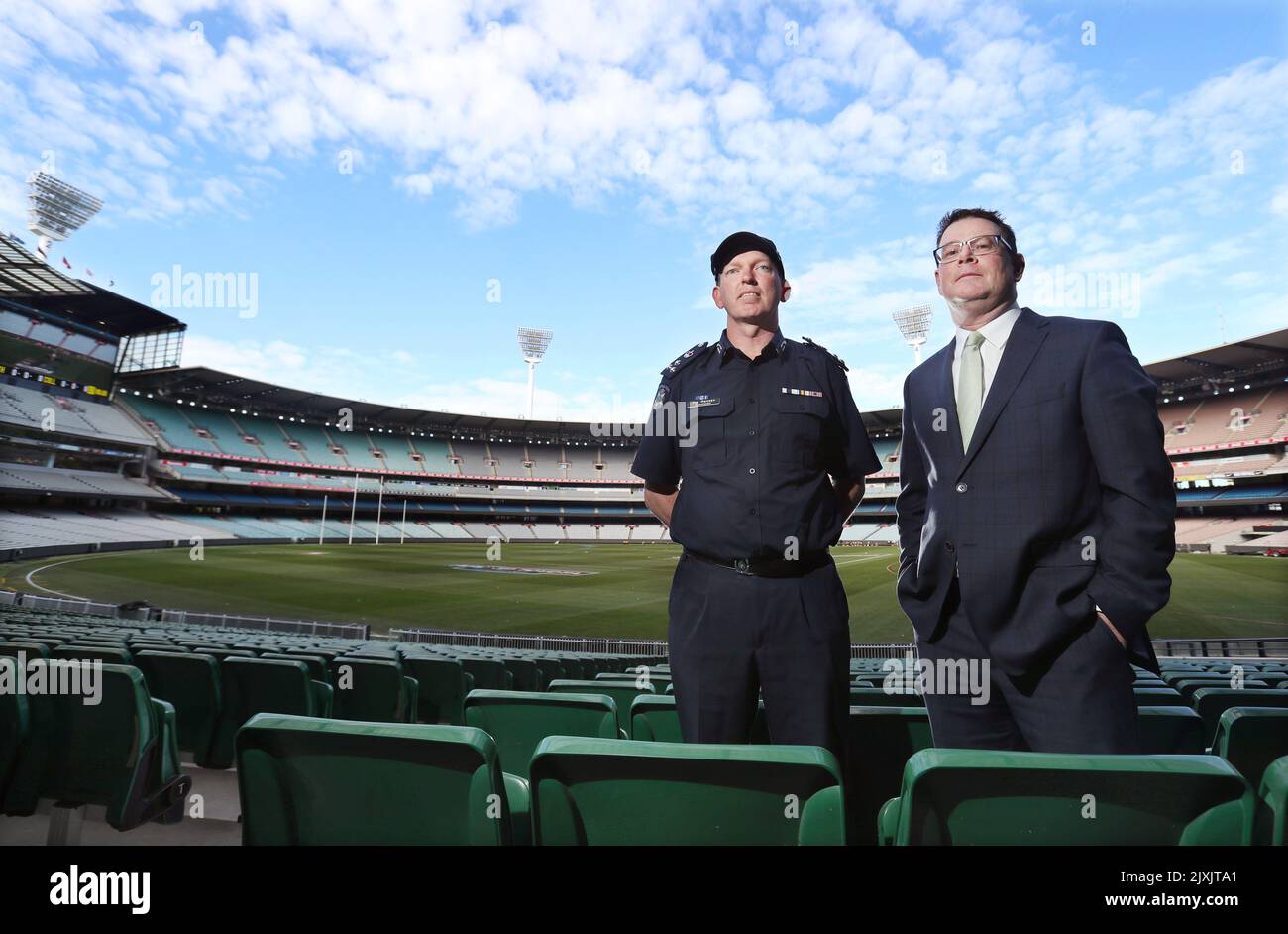 North West Metro Region Police Commander Tim Hansen and Melbourne ...