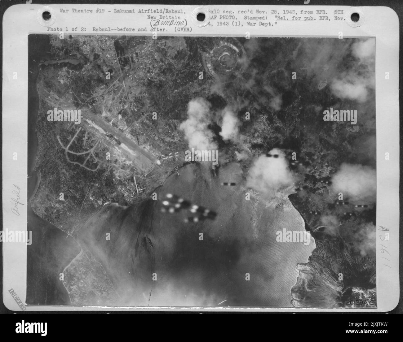Rabaul--before and after. We are inclosing (in the roll) two ...