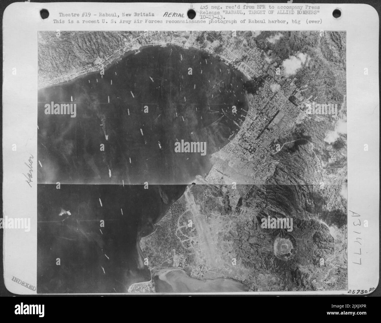 This is a recent U.S. Army Air Forces reconnaissance photograph of ...