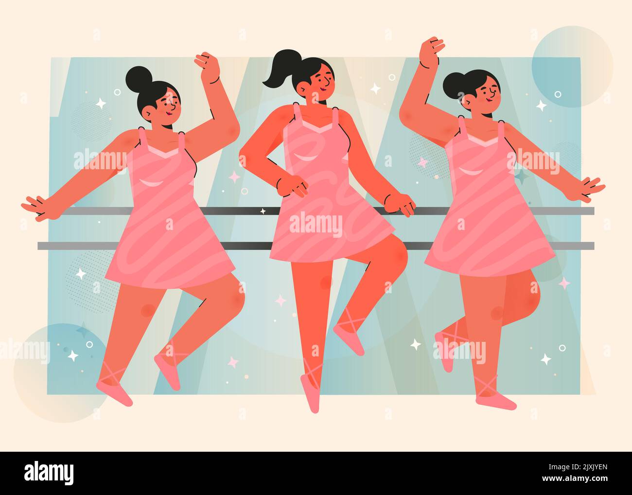 Swing dance illustration hi-res stock photography and images - Alamy