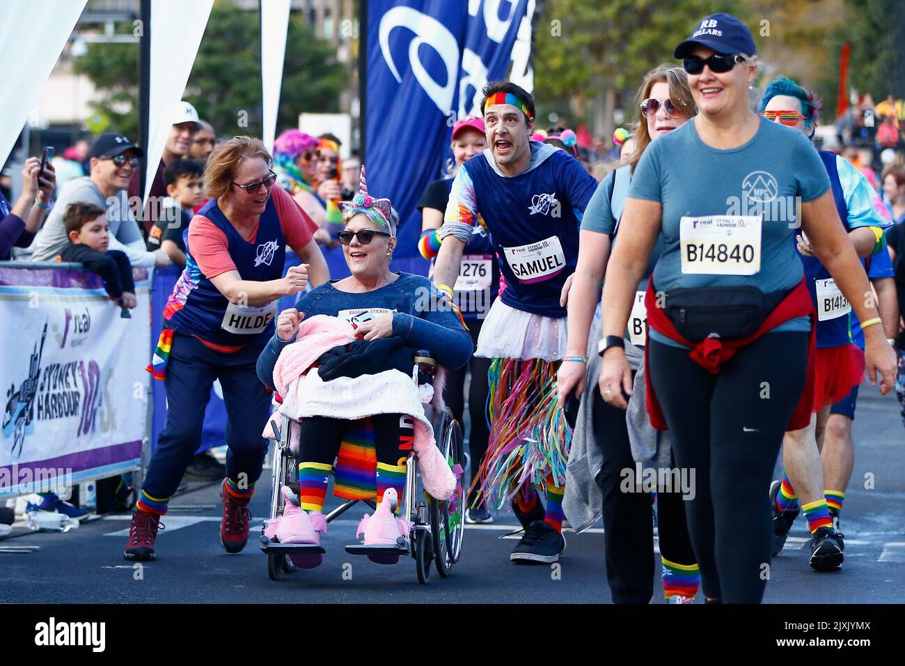 Australian actor and radio presenter Samuel Johnson OAM and his sister ...