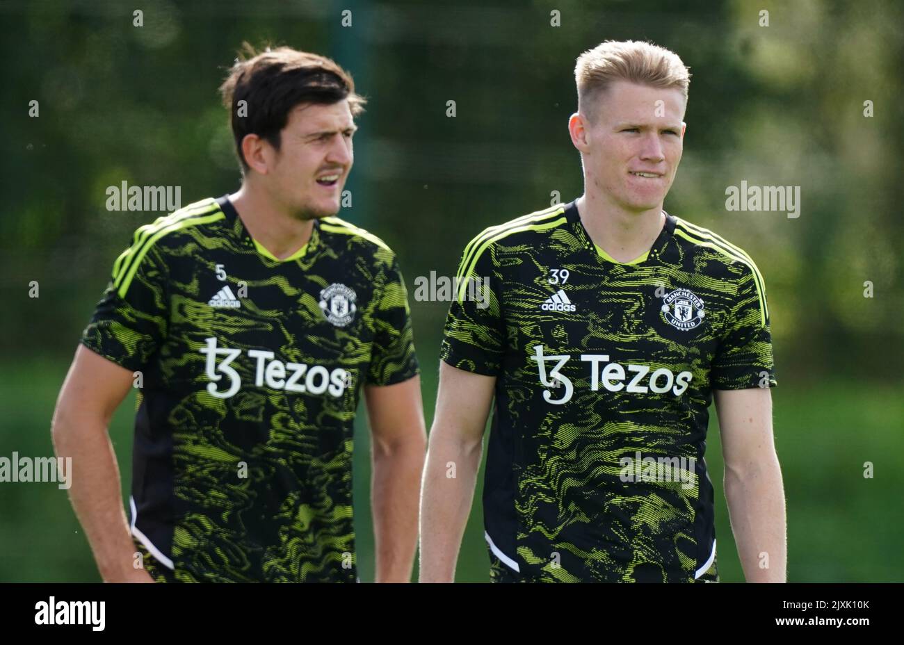 Manchester United's Harry Maguire and Scott McTominay during the ...