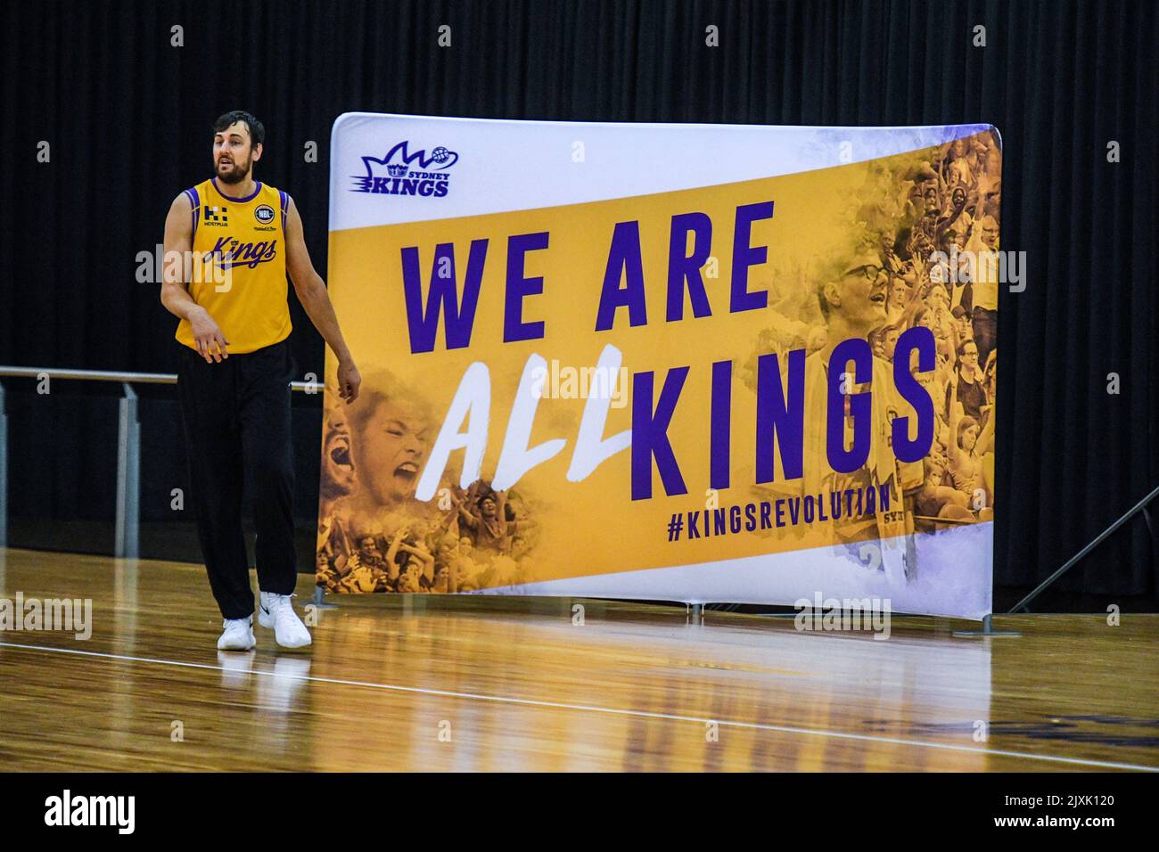 Sydney Kings' Andrew Bogut is seen during a Sydney Kings training ...