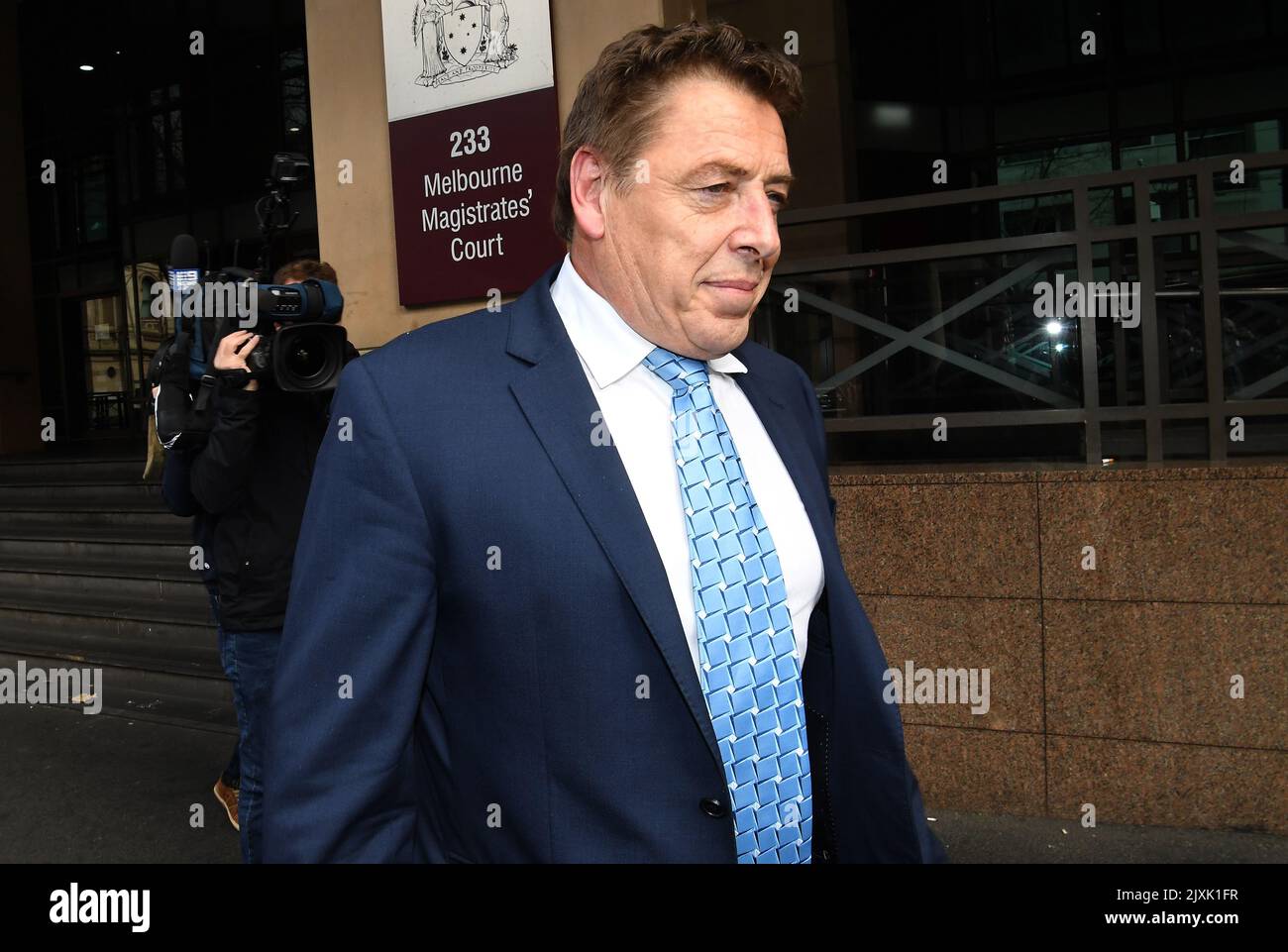 Former AFL player and coach Mark 'Bomber'€ Thompson leaves the ...