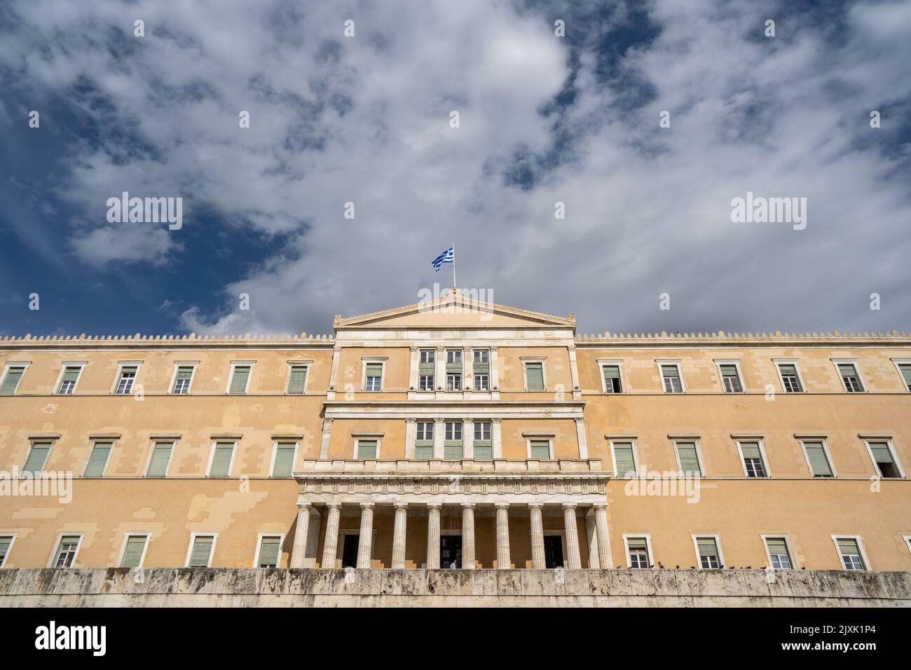 The Old Royal Palace, home to the Greek Government Stock Photo - Alamy