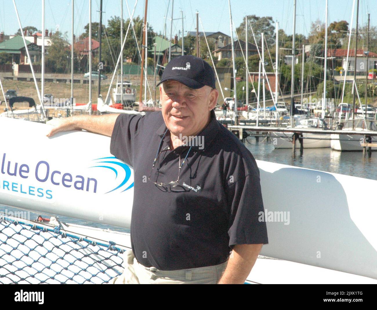 Yachtsman Tony Bullimore poses for a photograph on board the Doha 2006 ...