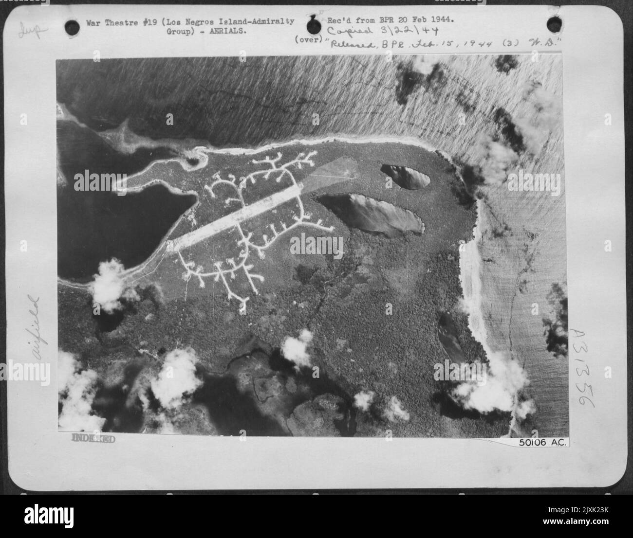 Momote airdrome on Los Negros Island, east of Manus Island in the ...