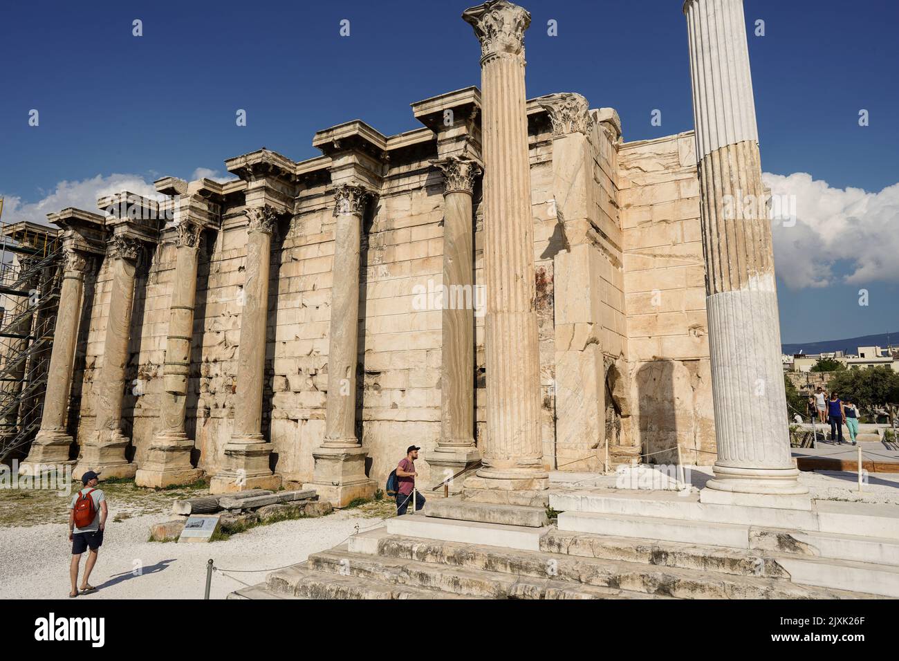 The Roman Ruins of Athens Stock Photo - Alamy