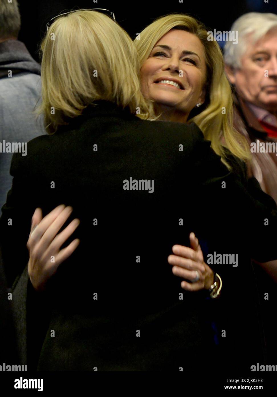Former wife of Harry M Miller, Deborah Hutton arrives for the memorial ...