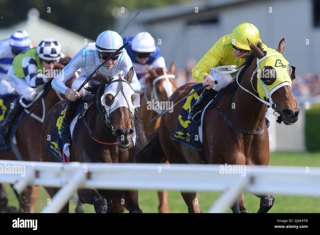 Jockey Tye England rides Red Alto to victory in Race 3, the Cindy ...