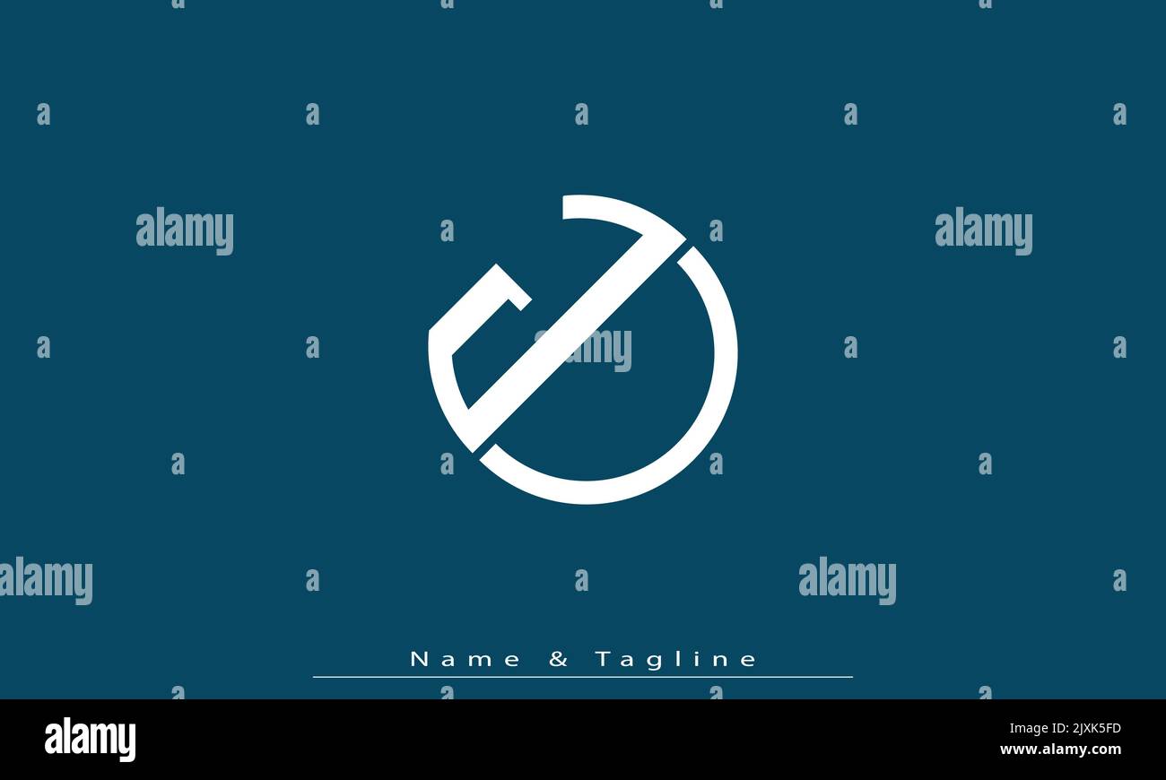 Alphabet letters Initials Monogram logo JO , OJ Stock Vector Image ...