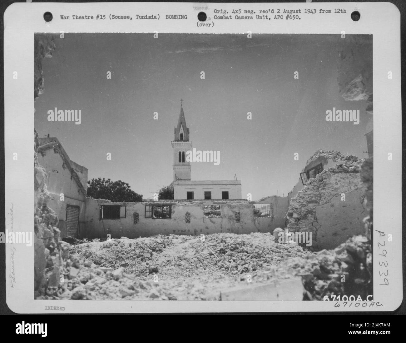 This church was the only building in several blocks which was not hit ...