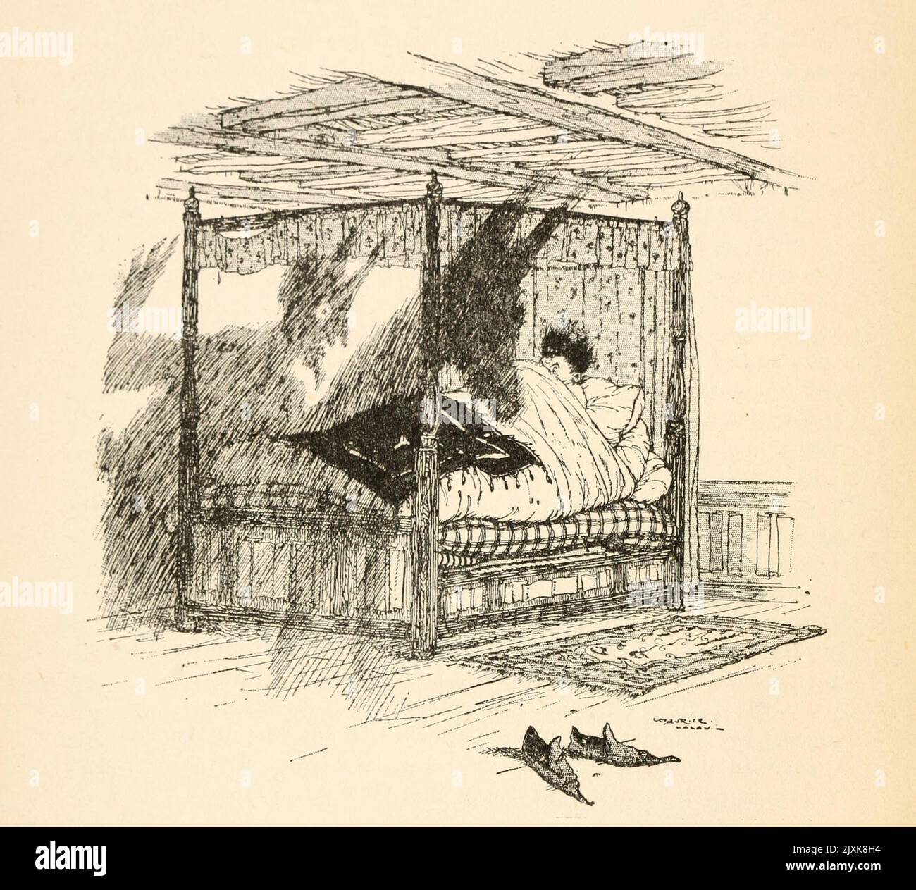 nightmare from Jack Bruin from the book ' Grandmother's fairy tales ...