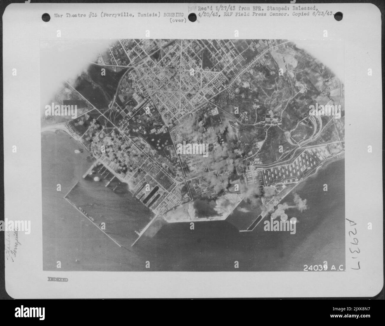Ferryville, Tunisia-The entire barracks at Ferryville was covered by ...