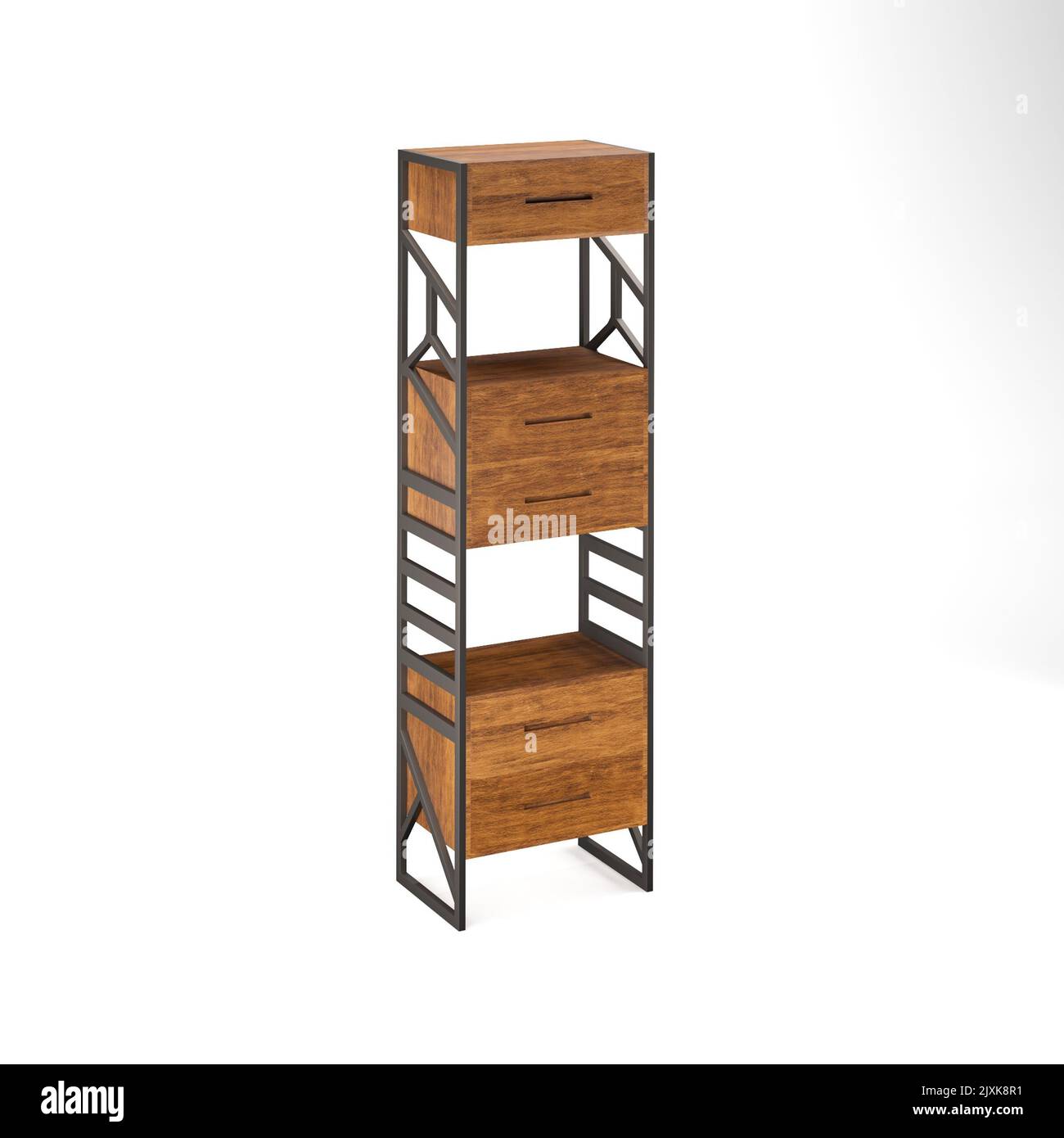 modern minimal furniture with white background studio style, its mixer ...