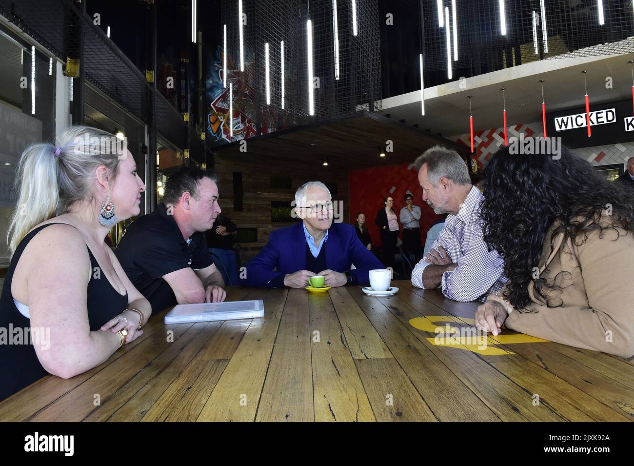 Prime Minister Malcolm Turnbull, Minister for Indigenous Affairs Nigel ...