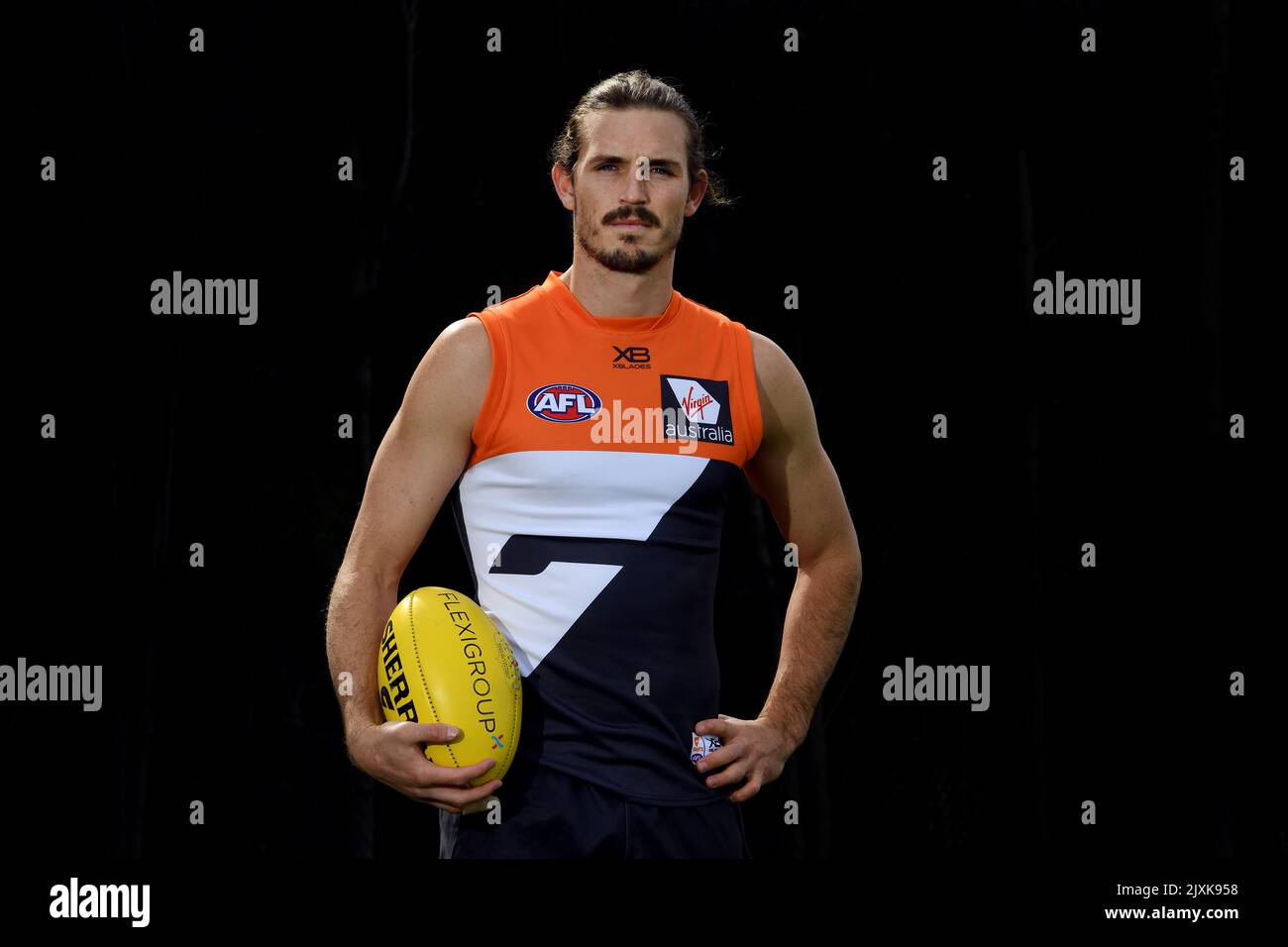 Greater Western Sydney Giants co-captain Phil Davis poses for a ...