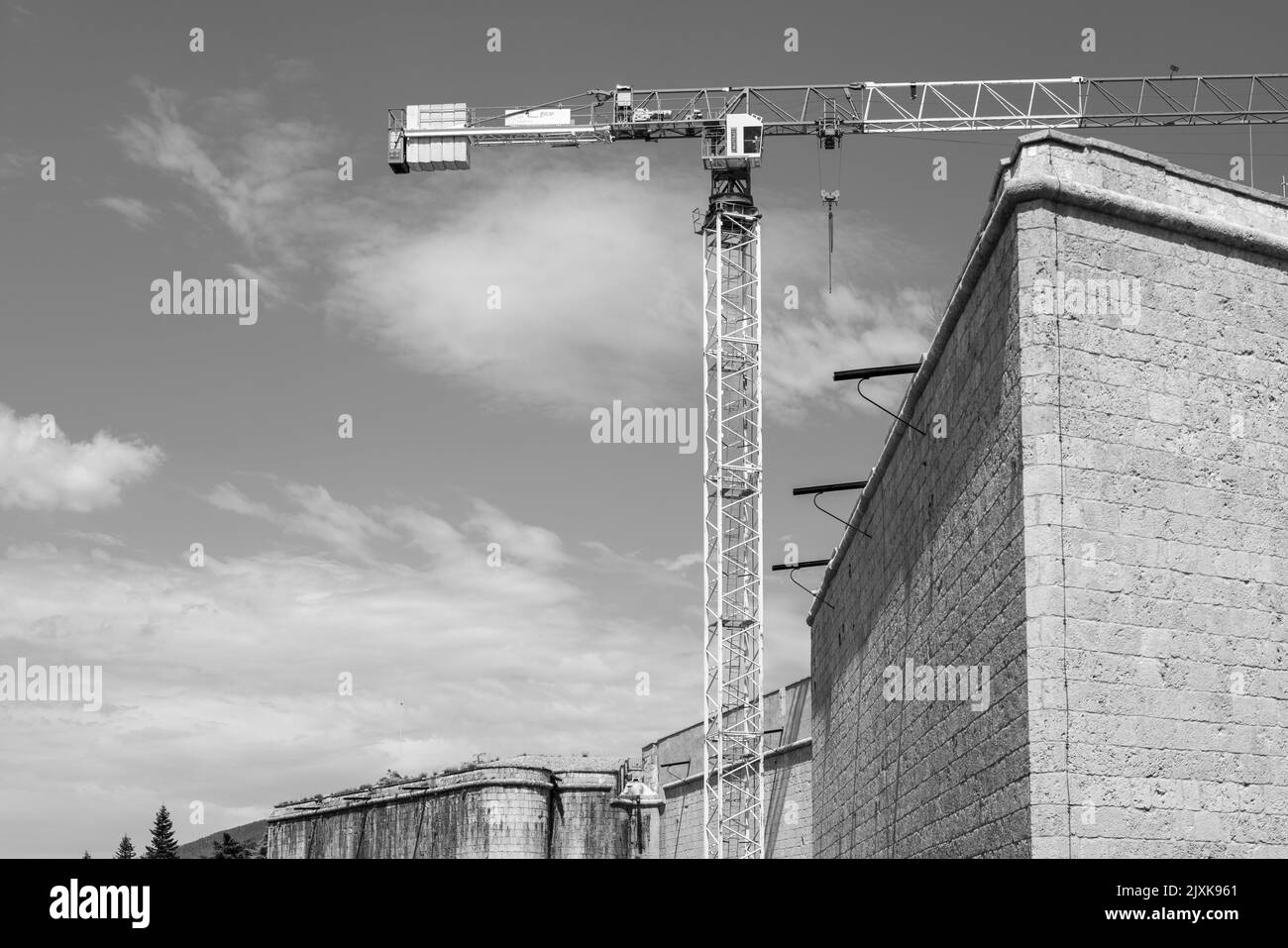 L Aquila - Italy - Post Earthquake Reconstruction Stock Photo - Alamy