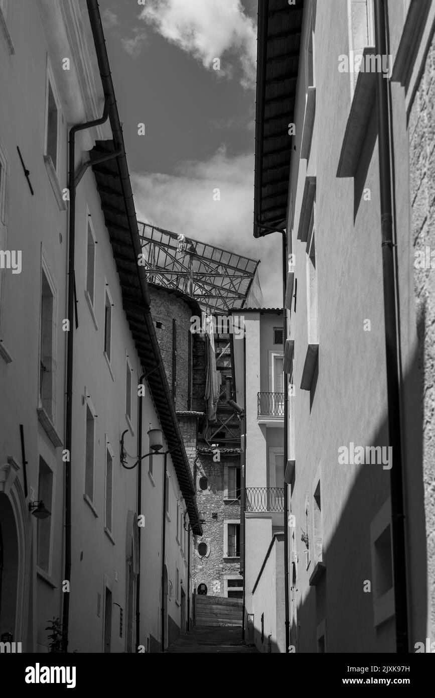 L Aquila - Italy - Post Earthquake Reconstruction Stock Photo - Alamy