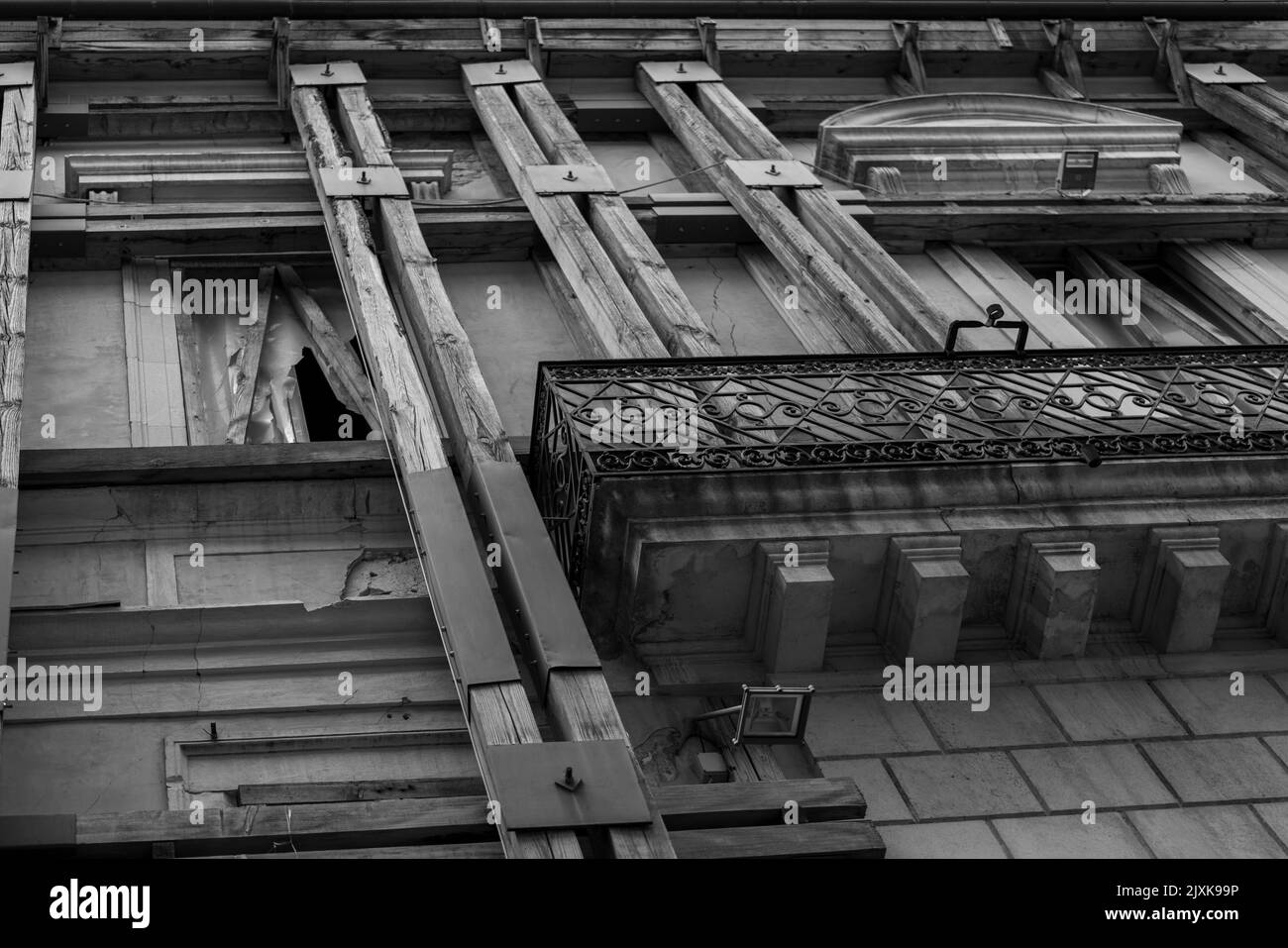 L Aquila - Italy - Post Earthquake Reconstruction Stock Photo - Alamy