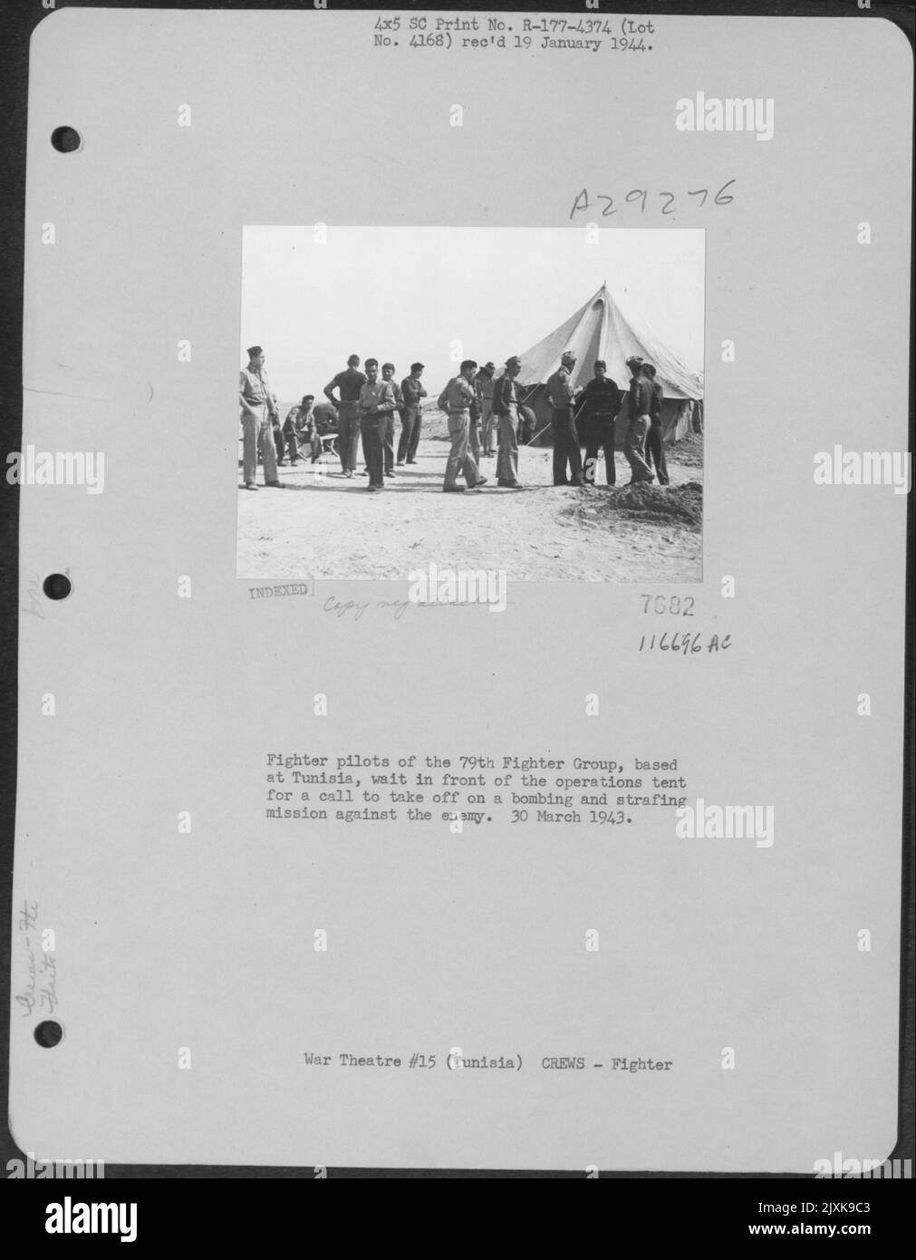 Squadron operations tent Black and White Stock Photos & Images - Alamy