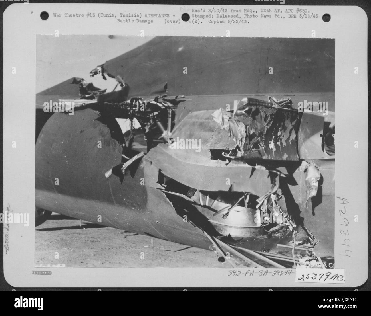 Tunis, Tunisia-This Boeing B-17 "Flying Fortress," piloted by 1st Lt ...