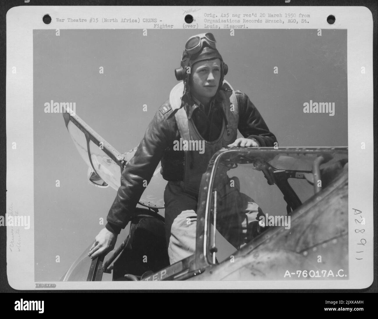A Pilot Of The 90Th Photographic Reconnaissance Wing, Steps Into The ...