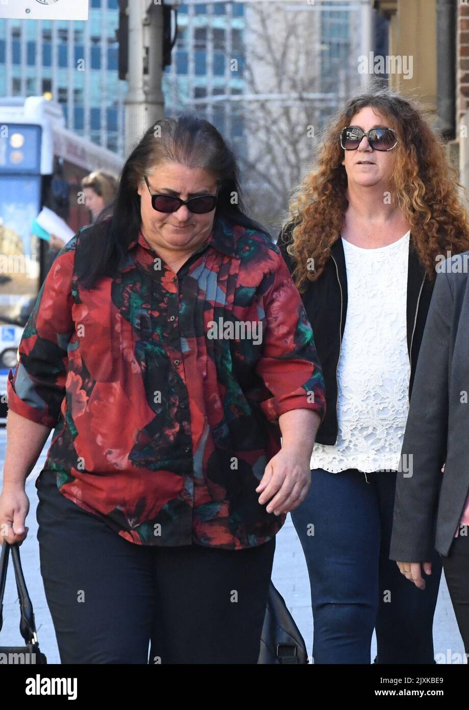 The daughters of Frank Townsend arrive for John Walsh's sentence ...