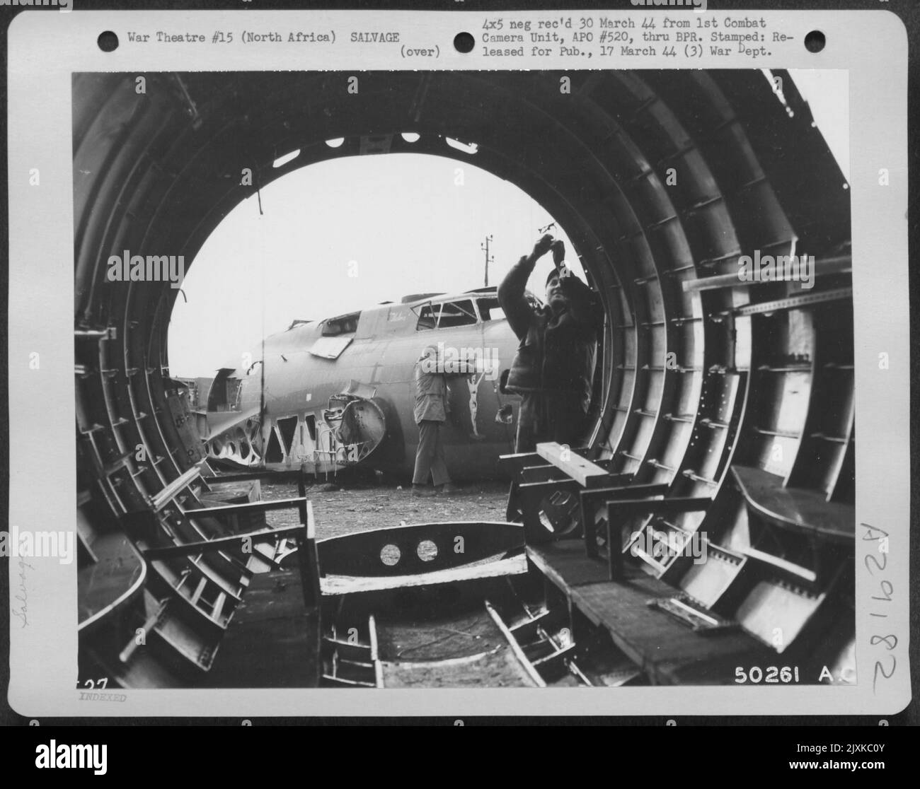 North Africa-Her work finished in combat, this once B-17 beauty of the ... North Africa-Her work finished in combat, this once B-17 beauty of the ...